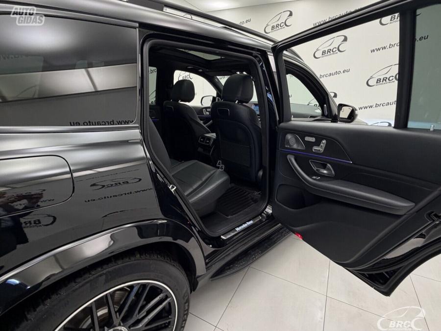 Melns Mercedes-Benz GLS 450 2020 Avižieniai, ar dzinēja tilpumu 3.00 L un nobraukumu 89 tūkst. km par 67000 €, foto 13 vietnē AUTOMOTO.COM.LV