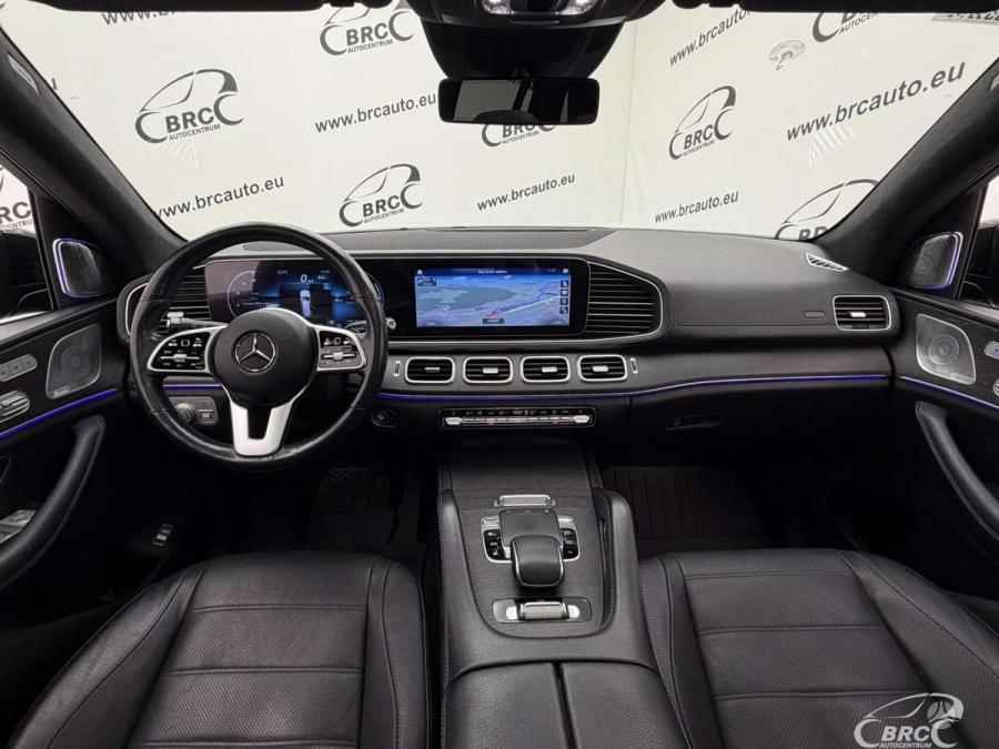 Black Mercedes-Benz GLS 450 2020 in Vilnius, with an engine capacity of 3.00 L and mileage of 89 thousand km for 63500 €, photo 5 on AUTOMOTO.COM.LV