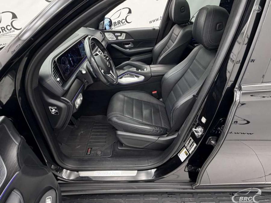 Black Mercedes-Benz GLS 450 2020 in Vilnius, with an engine capacity of 3.00 L and mileage of 89 thousand km for 59000 €, photo 26 on AUTOMOTO.COM.LV
