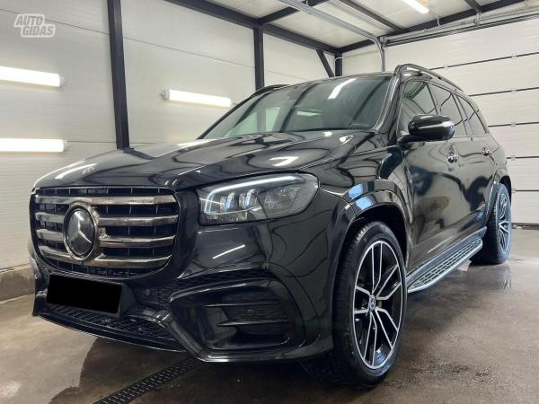 Mercedes-Benz GLS 450 2020 in Aukstieji Rusokai on AUTOMOTO.COM.LV Black Mercedes-Benz GLS 450 2020 in Aukstieji Rusokai, with an engine capacity of 3.00 L and mileage of 80 thousand km for 59000 €, photo 4 on AUTOMOTO.COM.LV