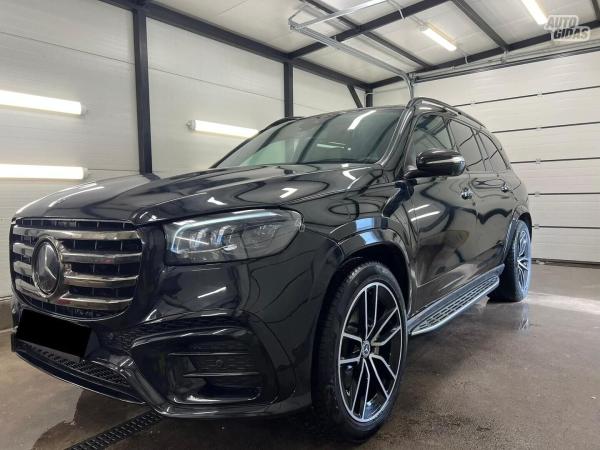 Mercedes-Benz GLS 450 2020 in Aukstieji Rusokai on AUTOMOTO.COM.LV Black Mercedes-Benz GLS 450 2020 in Aukstieji Rusokai, with an engine capacity of 3.00 L and mileage of 80 thousand km for 59000 €, photo 6 on AUTOMOTO.COM.LV