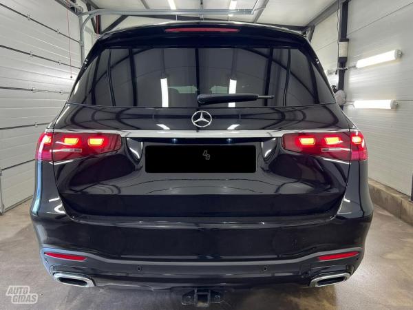 Mercedes-Benz GLS 450 2020 in Aukstieji Rusokai on AUTOMOTO.COM.LV Black Mercedes-Benz GLS 450 2020 in Aukstieji Rusokai, with an engine capacity of 3.00 L and mileage of 80 thousand km for 59000 €, photo 7 on AUTOMOTO.COM.LV