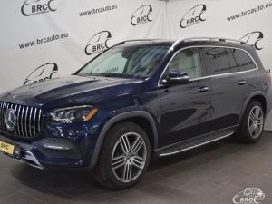 Melns Mercedes-Benz GLS 450 2021 Rīga, ar dzinēja tilpumu 3.00 L un nobraukumu 120 tūkst. km par 59900 €, foto  vietnē AUTOMOTO.COM.LV