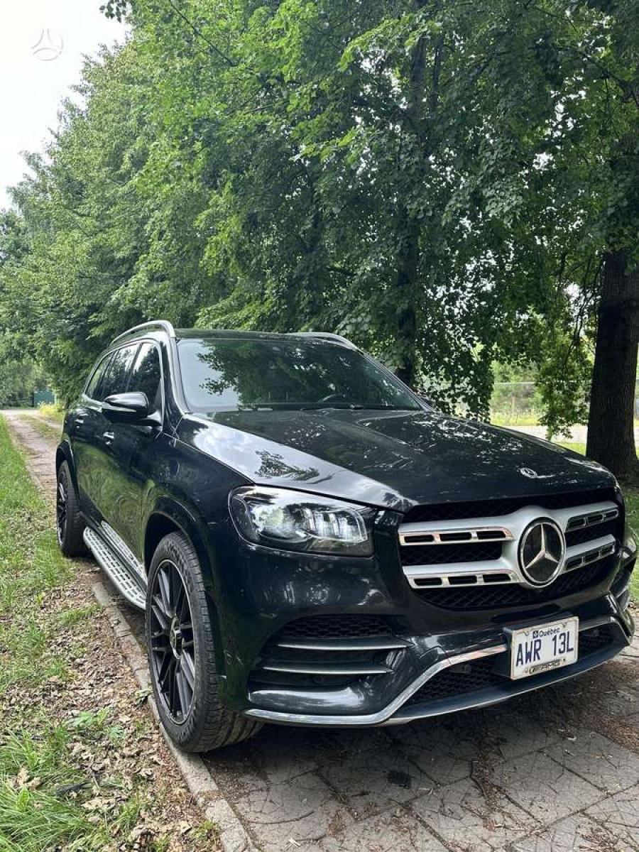 Черный Мерседес GLS 450 2021 в Алитус, объемом двигателя 3.00 л и пробегом 172 тыс. км за 46700 €, фото 1 на AUTOMOTO.COM.LV
