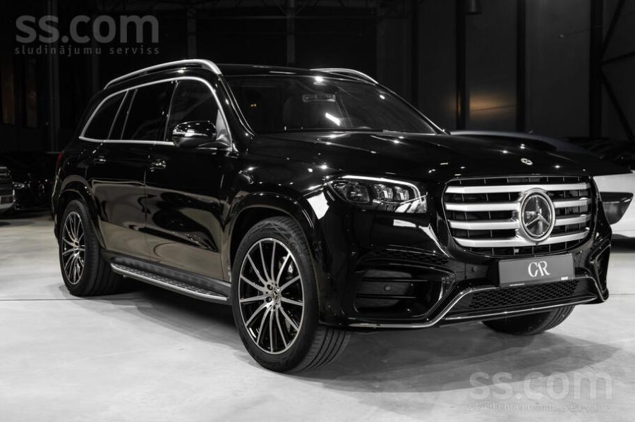 Черный Мерседес GLS 450 2025 в Рига, объемом двигателя 3.00 л и пробегом 20 тыс. км за 107000 €, фото 4 на AUTOMOTO.COM.LV