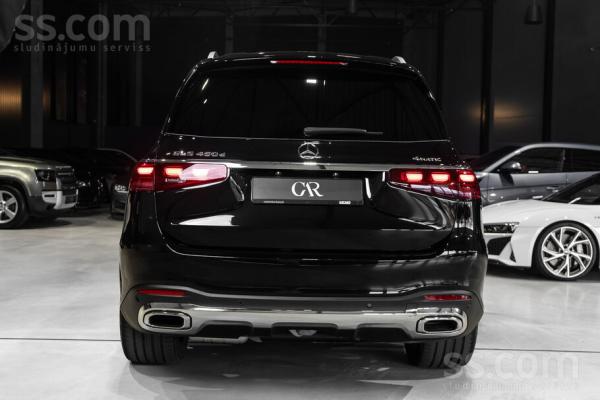 Melns Mercedes-Benz GLS 450 2025 Rīga, ar dzinēja tilpumu 3.00 L un nobraukumu 20 tūkst. km par 107000 €, foto 5 vietnē AUTOMOTO.COM.LV