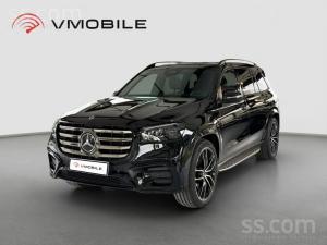 Черный Мерседес GLS 450 2025 в Рига, объемом двигателя 3.00 л и пробегом 11 тыс. км за 108600 €, фото  на AUTOMOTO.COM.LV