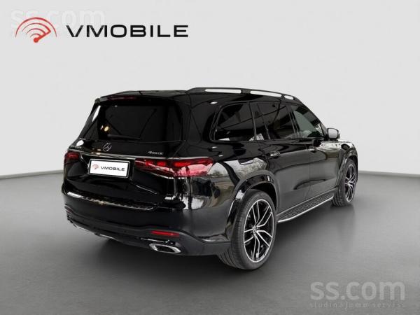 Black Mercedes-Benz GLS 450 2025 in Riga, with an engine capacity of 3.00 L and mileage of 11 thousand km for 108600 €, photo 2 on AUTOMOTO.COM.LV
