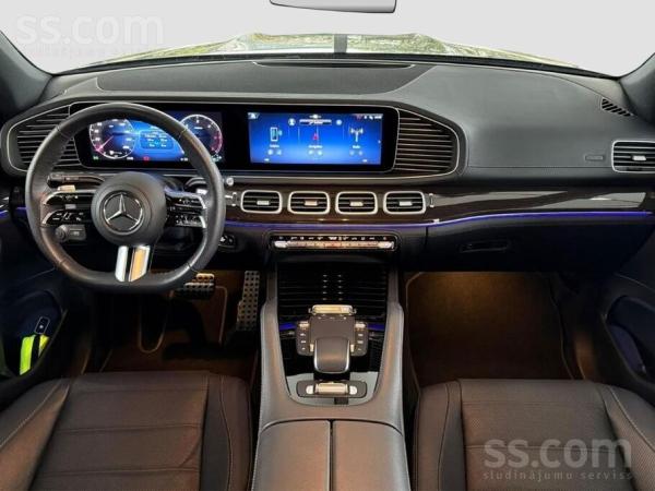 Black Mercedes-Benz GLS 450 2025 in Riga, with an engine capacity of 3.00 L and mileage of 11 thousand km for 108600 €, photo 7 on AUTOMOTO.COM.LV