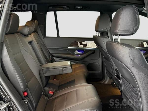 Black Mercedes-Benz GLS 450 2025 in Riga, with an engine capacity of 3.00 L and mileage of 11 thousand km for 108600 €, photo 10 on AUTOMOTO.COM.LV