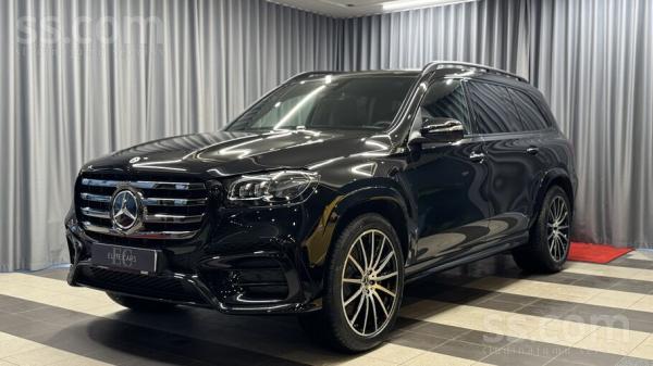 Melns Mercedes-Benz GLS 450 2025 Rīga, ar dzinēja tilpumu 3.00 L un nobraukumu 9 tūkst. km par 104990 €, foto 1 vietnē AUTOMOTO.COM.LV