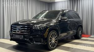 Черный Мерседес GLS 450 2025 в Рига, объемом двигателя 3.00 л и пробегом 9 тыс. км за 104990 €, фото  на AUTOMOTO.COM.LV