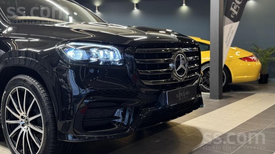 Черный Мерседес GLS 450 2025 в Рига, объемом двигателя 3.00 л и пробегом 9 тыс. км за 104990 €, фото 10 на AUTOMOTO.COM.LV