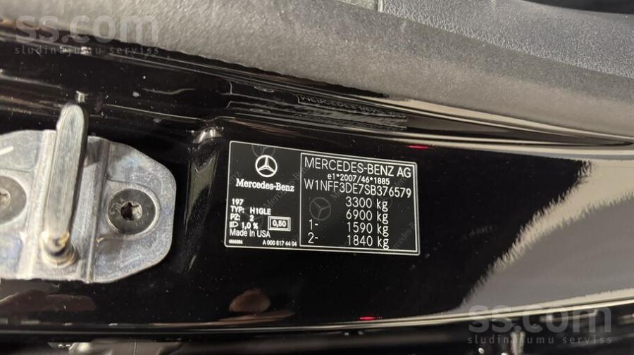 Черный Мерседес GLS 450 2025 в Рига, объемом двигателя 3.00 л и пробегом 9 тыс. км за 104990 €, фото 15 на AUTOMOTO.COM.LV