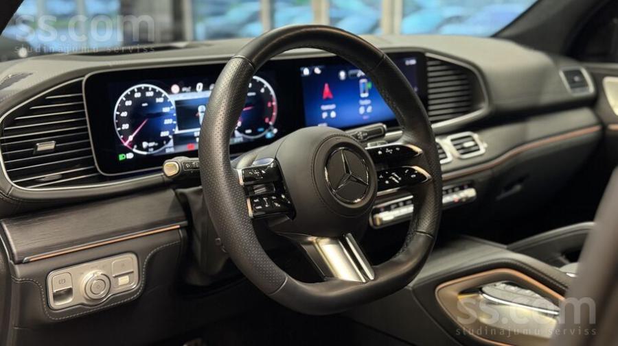 Черный Мерседес GLS 450 2025 в Рига, объемом двигателя 3.00 л и пробегом 9 тыс. км за 104990 €, фото 26 на AUTOMOTO.COM.LV