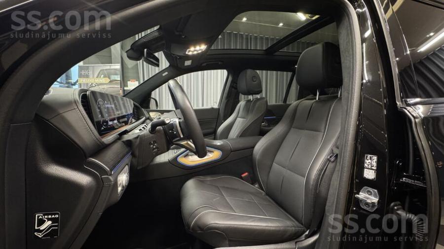 Черный Мерседес GLS 450 2025 в Рига, объемом двигателя 3.00 л и пробегом 9 тыс. км за 104990 €, фото 28 на AUTOMOTO.COM.LV