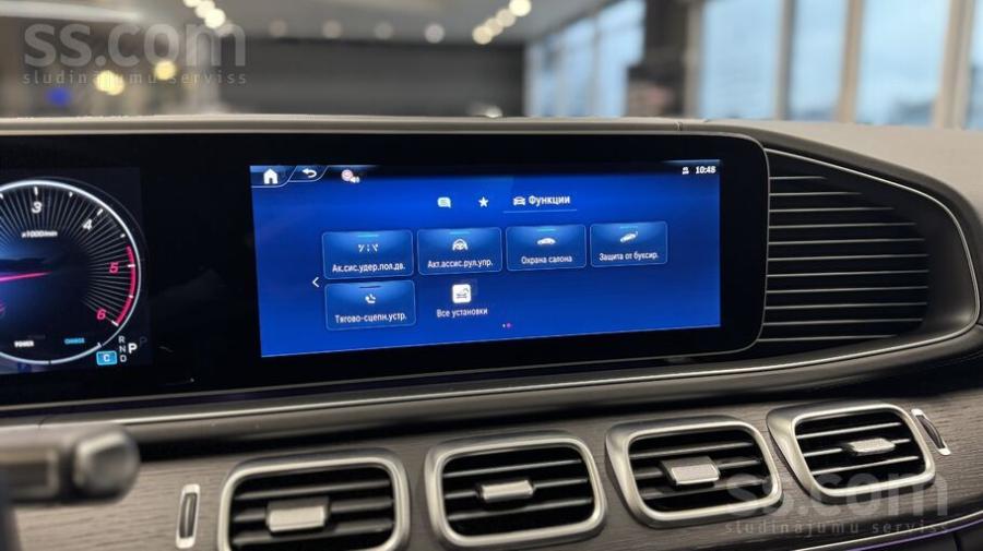 Черный Мерседес GLS 450 2025 в Рига, объемом двигателя 3.00 л и пробегом 9 тыс. км за 104990 €, фото 32 на AUTOMOTO.COM.LV