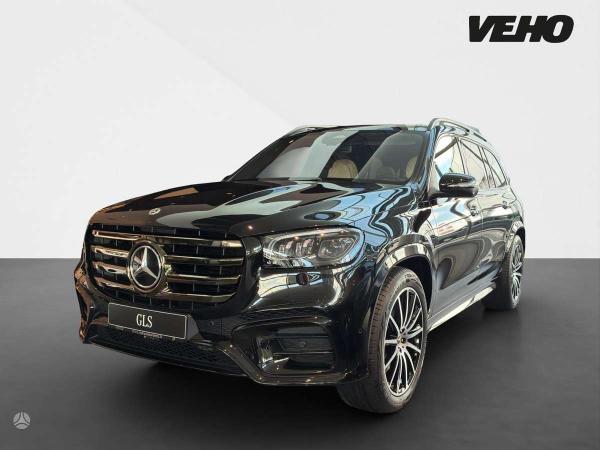 Черный Мерседес GLS 450 2026 в Вильнюс, объемом двигателя 2.99 л и пробегом 0 тыс. км за 120872 €, фото 1 на AUTOMOTO.COM.LV
