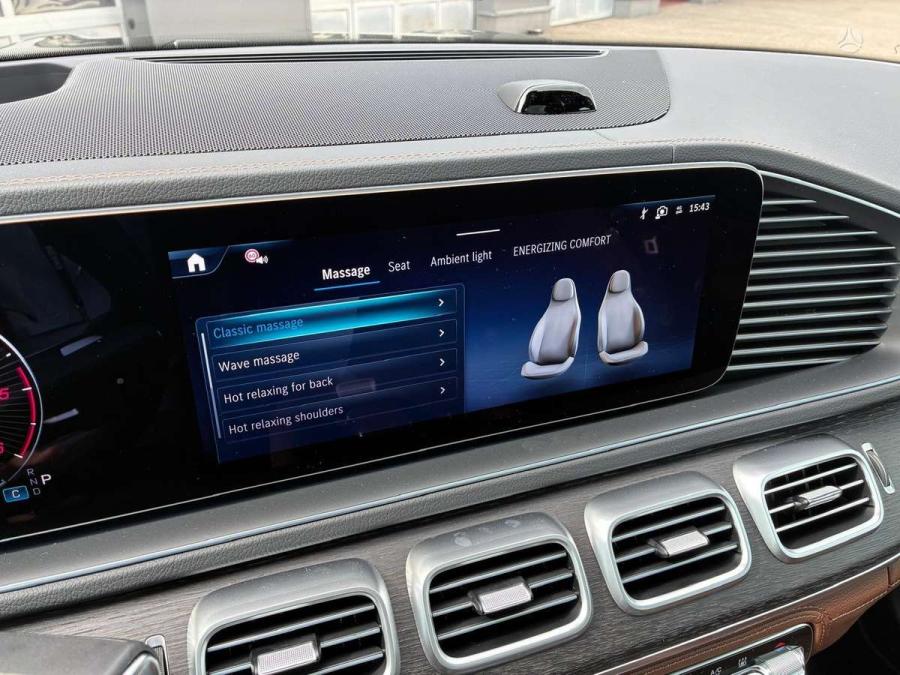 Черный Мерседес GLS 450 2026 в Вильнюс, объемом двигателя 2.99 л и пробегом 0 тыс. км за 119987 €, фото 22 на AUTOMOTO.COM.LV