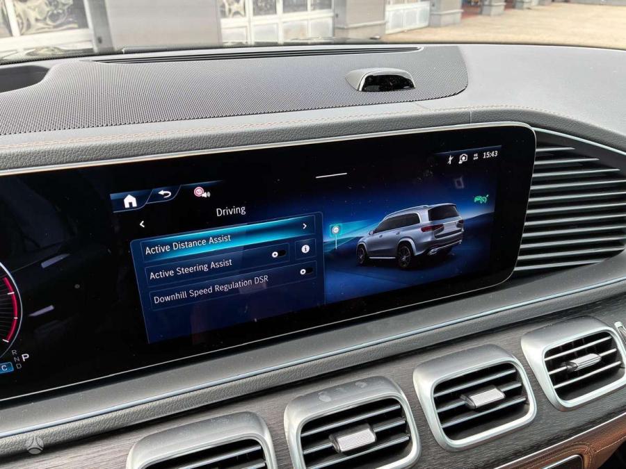 Черный Мерседес GLS 450 2026 в Вильнюс, объемом двигателя 2.99 л и пробегом 0 тыс. км за 119987 €, фото 23 на AUTOMOTO.COM.LV