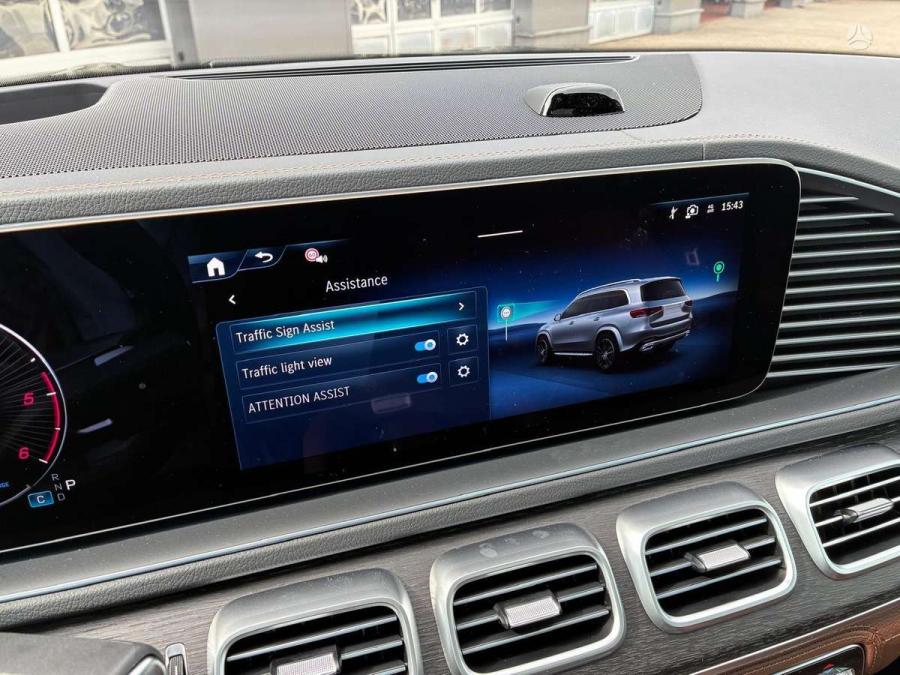 Черный Мерседес GLS 450 2026 в Вильнюс, объемом двигателя 2.99 л и пробегом 0 тыс. км за 119987 €, фото 27 на AUTOMOTO.COM.LV
