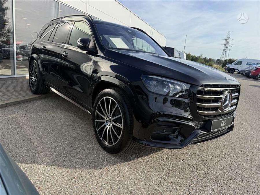 Melns Mercedes-Benz GLS 450 2026 Kauņa, ar dzinēja tilpumu 2.99 L un nobraukumu 0 tūkst. km par 119137 €, foto 4 vietnē AUTOMOTO.COM.LV