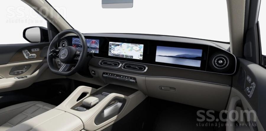 Черный Мерседес GLS 450 2026 в Рига, объемом двигателя 3.00 л и пробегом 100 тыс. км за 140690 €, фото 6 на AUTOMOTO.COM.LV