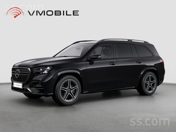 Черный Мерседес GLS 450 2026 в Рига, объемом двигателя 3.00 л и пробегом 100 тыс. км за 138990 €, фото 1 на AUTOMOTO.COM.LV