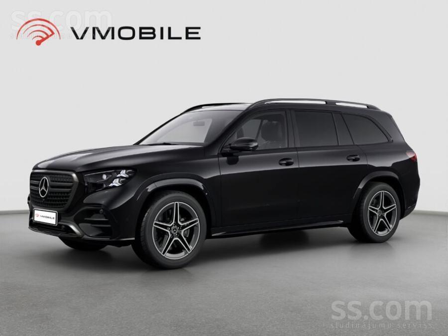 Черный Мерседес GLS 450 2026 в Рига, объемом двигателя 3.00 л и пробегом 100 тыс. км за 138990 €, фото 1 на AUTOMOTO.COM.LV