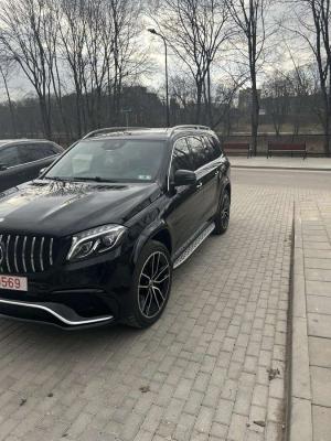 Melns Mercedes-Benz GLS 450 2017 Viļņa, ar dzinēja tilpumu 3.00 L un nobraukumu 168 tūkst. km par 27800 €, foto 3 vietnē AUTOMOTO.COM.LV