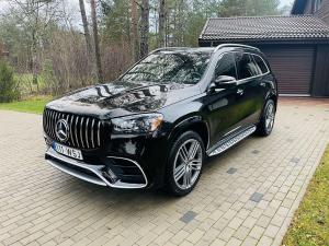 Melns Mercedes-Benz GLS 450 2020 Tallina, ar dzinēja tilpumu 3.00 L un nobraukumu 143 tūkst. km par 67000 €, foto 3 vietnē AUTOMOTO.COM.LV