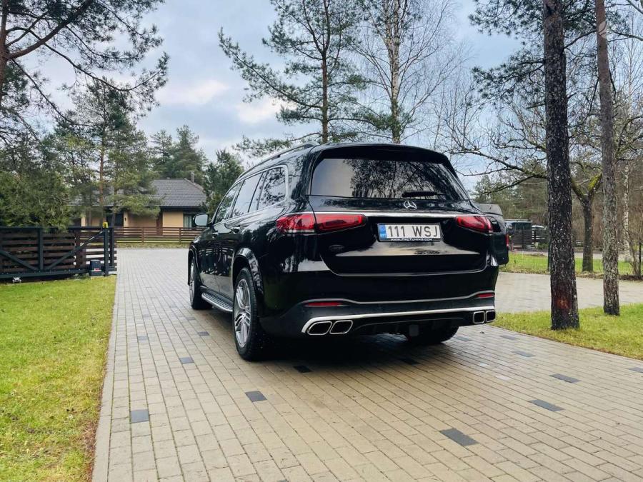 Melns Mercedes-Benz GLS 450 2020 Tallina, ar dzinēja tilpumu 3.00 L un nobraukumu 143 tūkst. km par 67000 €, foto 6 vietnē AUTOMOTO.COM.LV