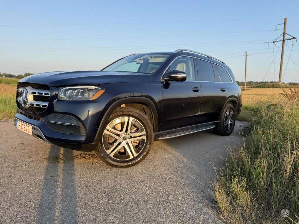 Blue Mercedes-Benz GLS 450 2020 in Siauliai, with an engine capacity of 3.00 L and mileage of 158 thousand km for 44444 €, photo 5 on AUTOMOTO.COM.LV