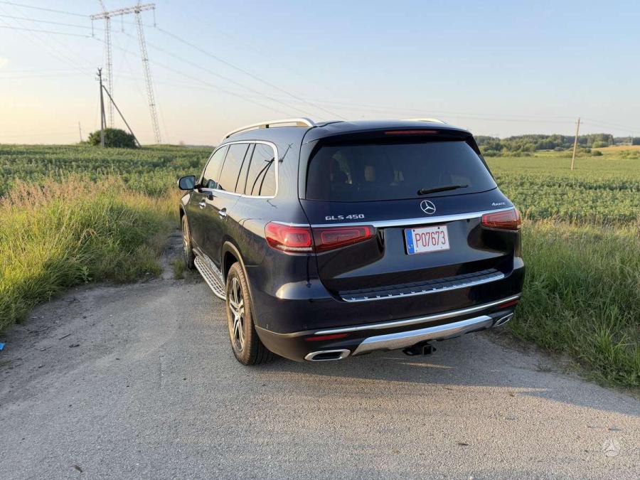 Zils Mercedes-Benz GLS 450 2020 Šauļi, ar dzinēja tilpumu 3.00 L un nobraukumu 158 tūkst. km par 44444 €, foto 52 vietnē AUTOMOTO.COM.LV