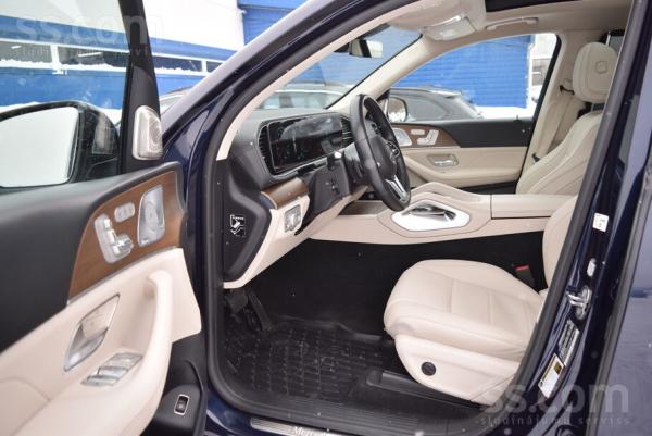 Синий Мерседес GLS 450 2021 в Рига, объемом двигателя 3.00 л и пробегом 120 тыс. км за 44900 €, фото 3 на AUTOMOTO.COM.LV