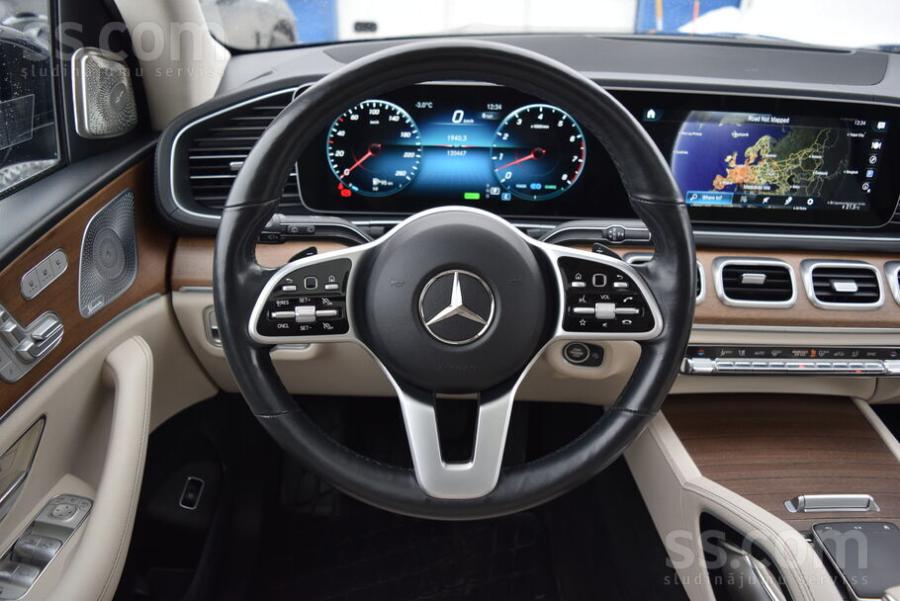 Zils Mercedes-Benz GLS 450 2021 Rīga, ar dzinēja tilpumu 3.00 L un nobraukumu 120 tūkst. km par 44900 €, foto 14 vietnē AUTOMOTO.COM.LV
