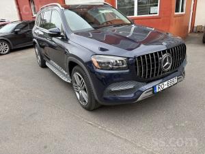 Zils Mercedes-Benz GLS 450 2021 Rīga, ar dzinēja tilpumu 3.00 L un nobraukumu 120 tūkst. km par 48900 €, foto 3 vietnē AUTOMOTO.COM.LV