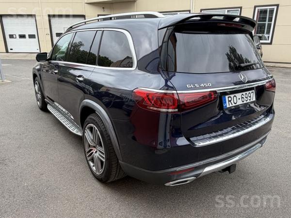 Zils Mercedes-Benz GLS 450 2021 Rīga, ar dzinēja tilpumu 3.00 L un nobraukumu 120 tūkst. km par 48900 €, foto 4 vietnē AUTOMOTO.COM.LV