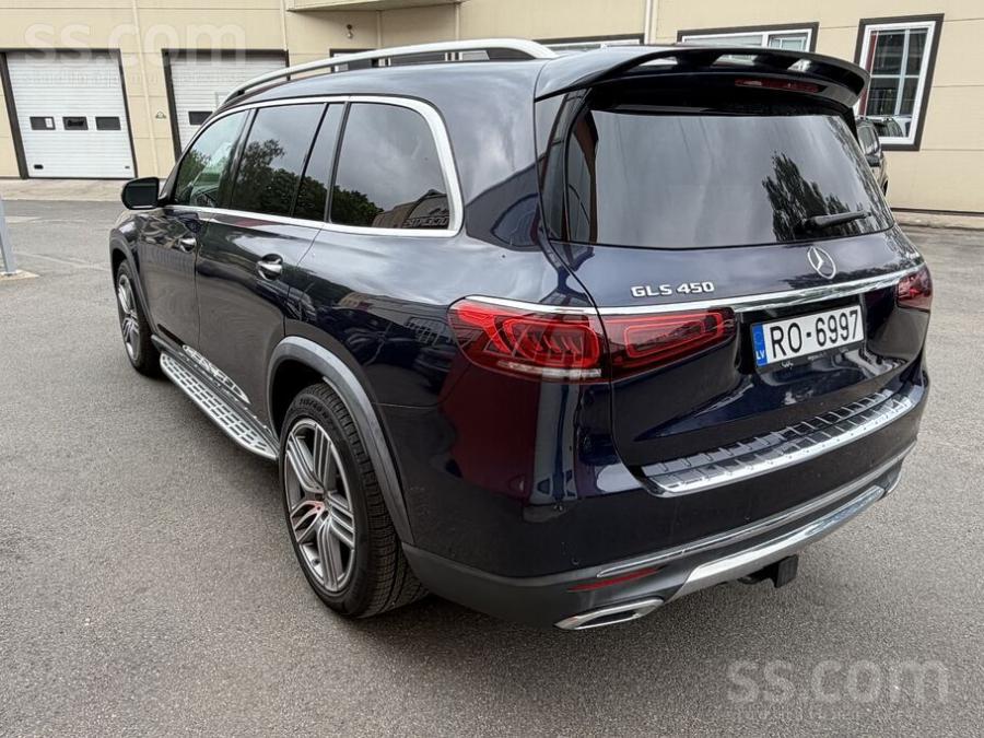 Zils Mercedes-Benz GLS 450 2021 Rīga, ar dzinēja tilpumu 3.00 L un nobraukumu 120 tūkst. km par 48900 €, foto 5 vietnē AUTOMOTO.COM.LV