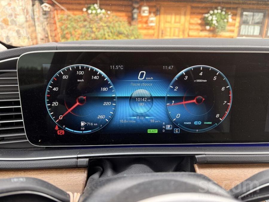 Синий Мерседес GLS 450 2021 в Рига, объемом двигателя 3.00 л и пробегом 131 тыс. км за 53000 €, фото 8 на AUTOMOTO.COM.LV