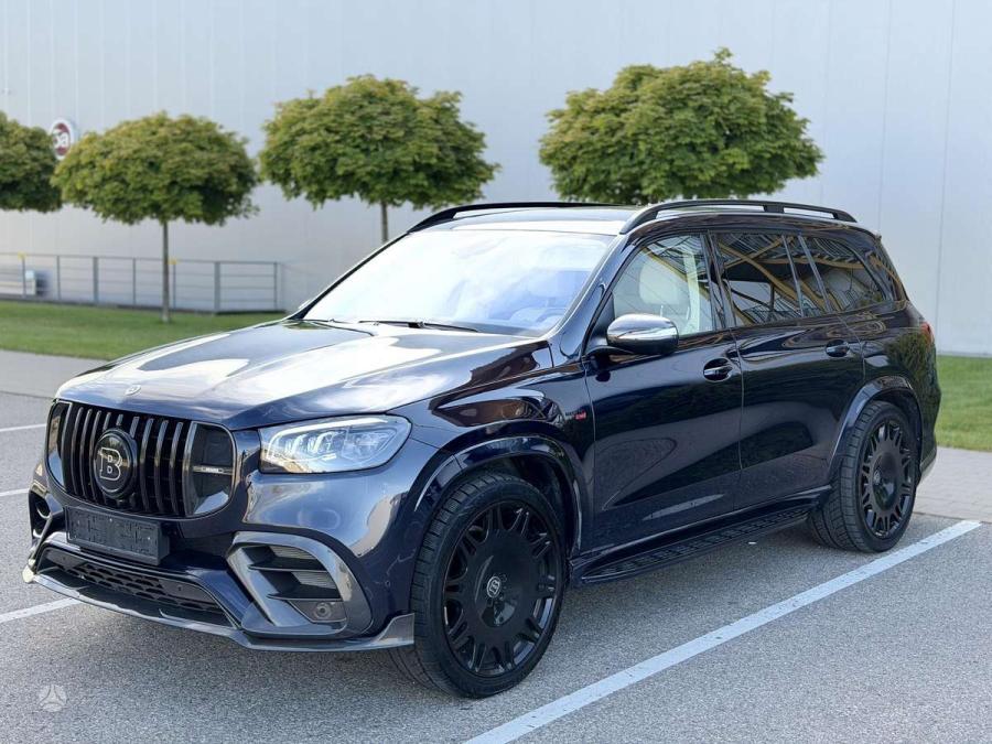 Синий Мерседес GLS 450 2022 в Вильнюс, объемом двигателя 3.00 л и пробегом 40 тыс. км за 66500 €, фото 11 на AUTOMOTO.COM.LV