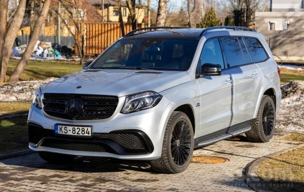 Mercedes-Benz GLS 450 2017 Rīga, ar dzinēja tilpumu 3.00 L un nobraukumu 155 tūkst. km par 26950 €, foto 1 vietnē AUTOMOTO.COM.LV