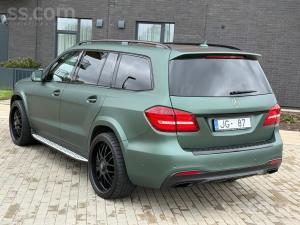 Зеленый Мерседес GLS 450 2018 в Рига, объемом двигателя 3.00 л и пробегом 0 тыс. км за 27550 €, фото 4 на AUTOMOTO.COM.LV