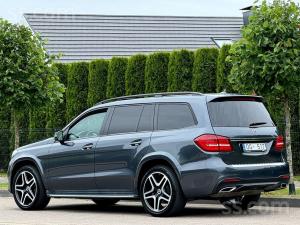 Grey Mercedes-Benz GLS 450 2017 in Riga, with an engine capacity of 3.00 L and mileage of 51 thousand km for 37900 €, photo 4 on AUTOMOTO.COM.LV