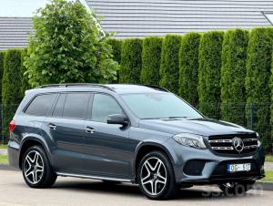 Grey Mercedes-Benz GLS 450 2017 in Riga, with an engine capacity of 3.00 L and mileage of 51 thousand km for 37900 €, photo 6 on AUTOMOTO.COM.LV