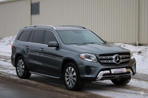 Grey Mercedes-Benz GLS 450 2017 in Vilnius, with an engine capacity of 3.00 L and mileage of 128 thousand km for 23400 €, photo  on AUTOMOTO.COM.LV