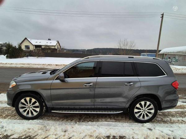 Pelēks Mercedes-Benz GLS 450 2017 Viļņa, ar dzinēja tilpumu 3.00 L un nobraukumu 128 tūkst. km par 23400 €, foto 4 vietnē AUTOMOTO.COM.LV