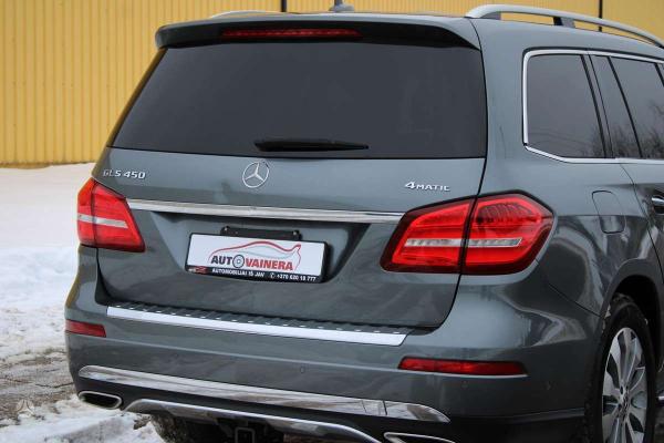 Pelēks Mercedes-Benz GLS 450 2017 Viļņa, ar dzinēja tilpumu 3.00 L un nobraukumu 128 tūkst. km par 23400 €, foto 10 vietnē AUTOMOTO.COM.LV