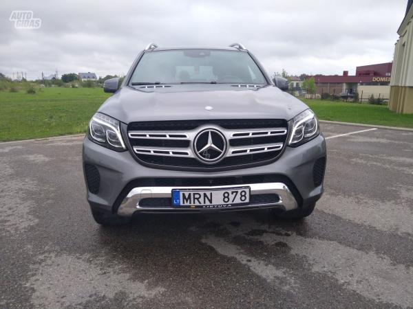 Pelēks Mercedes-Benz GLS 450 2017 Kauņa, ar dzinēja tilpumu 3.00 L un nobraukumu 83 tūkst. km par 28000 €, foto 3 vietnē AUTOMOTO.COM.LV