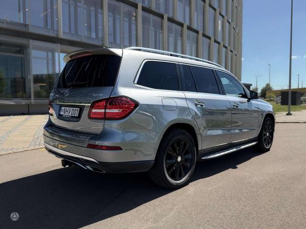 Grey Mercedes-Benz GLS 450 2017 in Vilnius, with an engine capacity of 3.00 L and mileage of 101 thousand km for 28800 €, photo 8 on AUTOMOTO.COM.LV